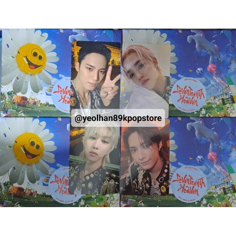 Seventeen Photocard Only from Kit. Seventeenth Heaven Album | Shopee ...