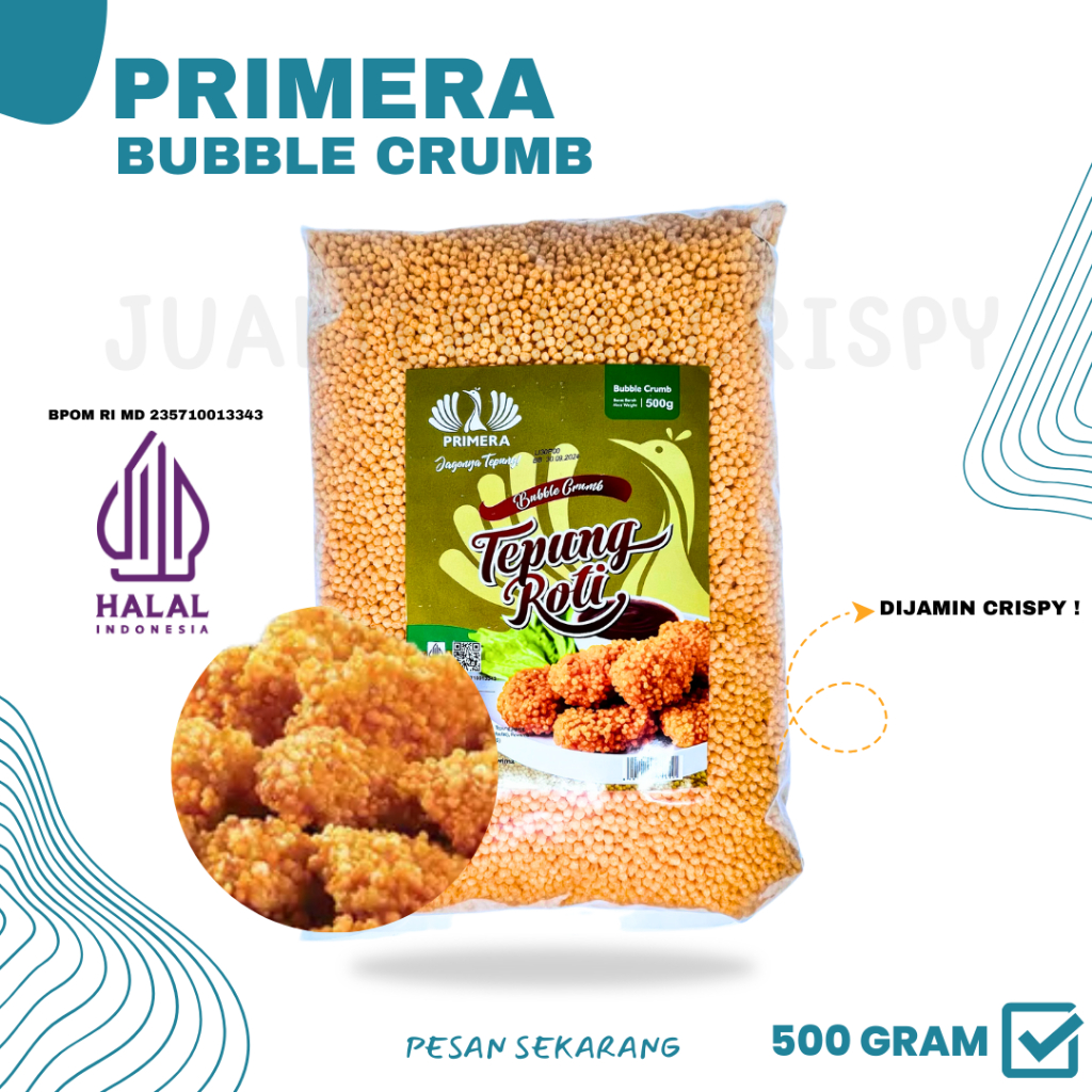 Crispy Bubble Crumb 500 Grams / Primera Nugget Flour Bubble Crumb ...