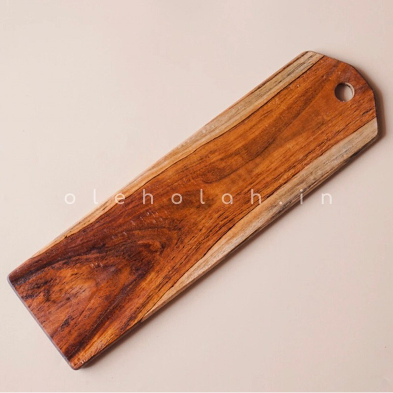 KAYU Tps4 Teak Wood Cutting Board 40X15CM Without Connection/Sushi Dish ...