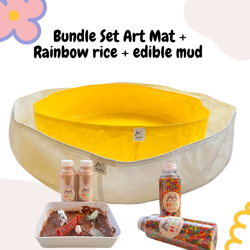 Bundle Set Art Mat House of peekaboo + rainbow ric + edible mud ...