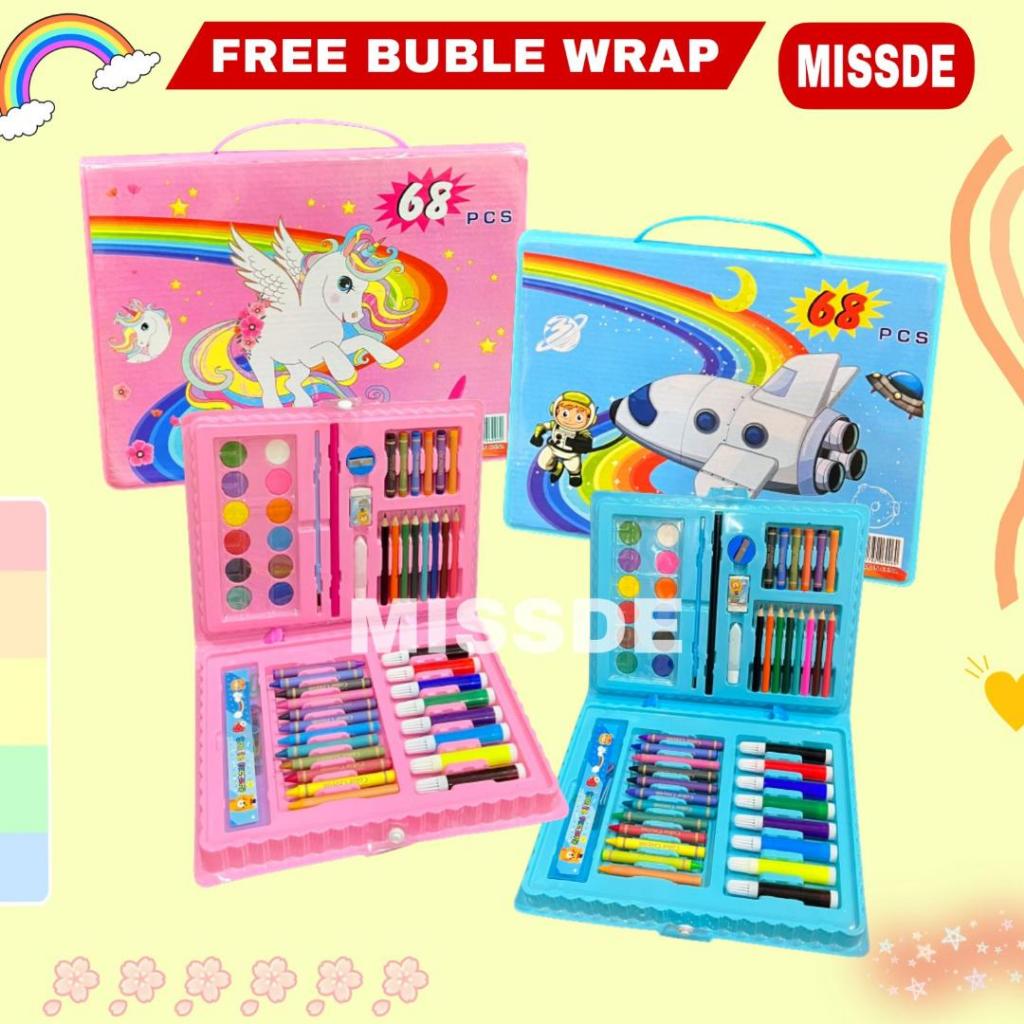 Art Set 68 pcs / Crayon Set 68 pcs / Drawing Set 68 pcs / Set of ...