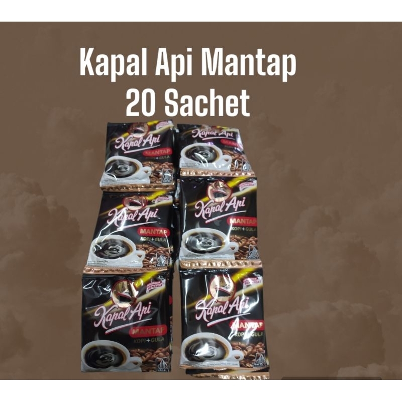 Kapal API Coffee MANTAP Coffee + Sugar (@ 20 Sachets) | Shopee Singapore