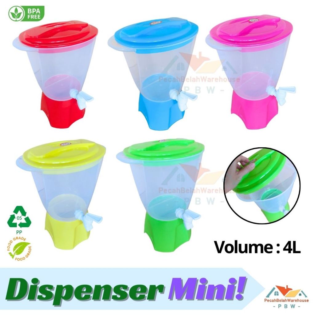 4 Liter Mini Dispenser / Super Mikiwa Dispenser / Plastic Dispenser ...