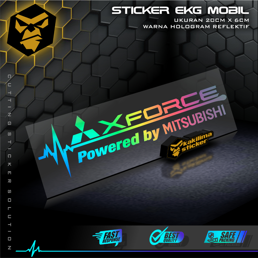 Ecg Sticker for Mitsubishi Galant, Kuda L300, Lancer, Mirage, Pajero ...