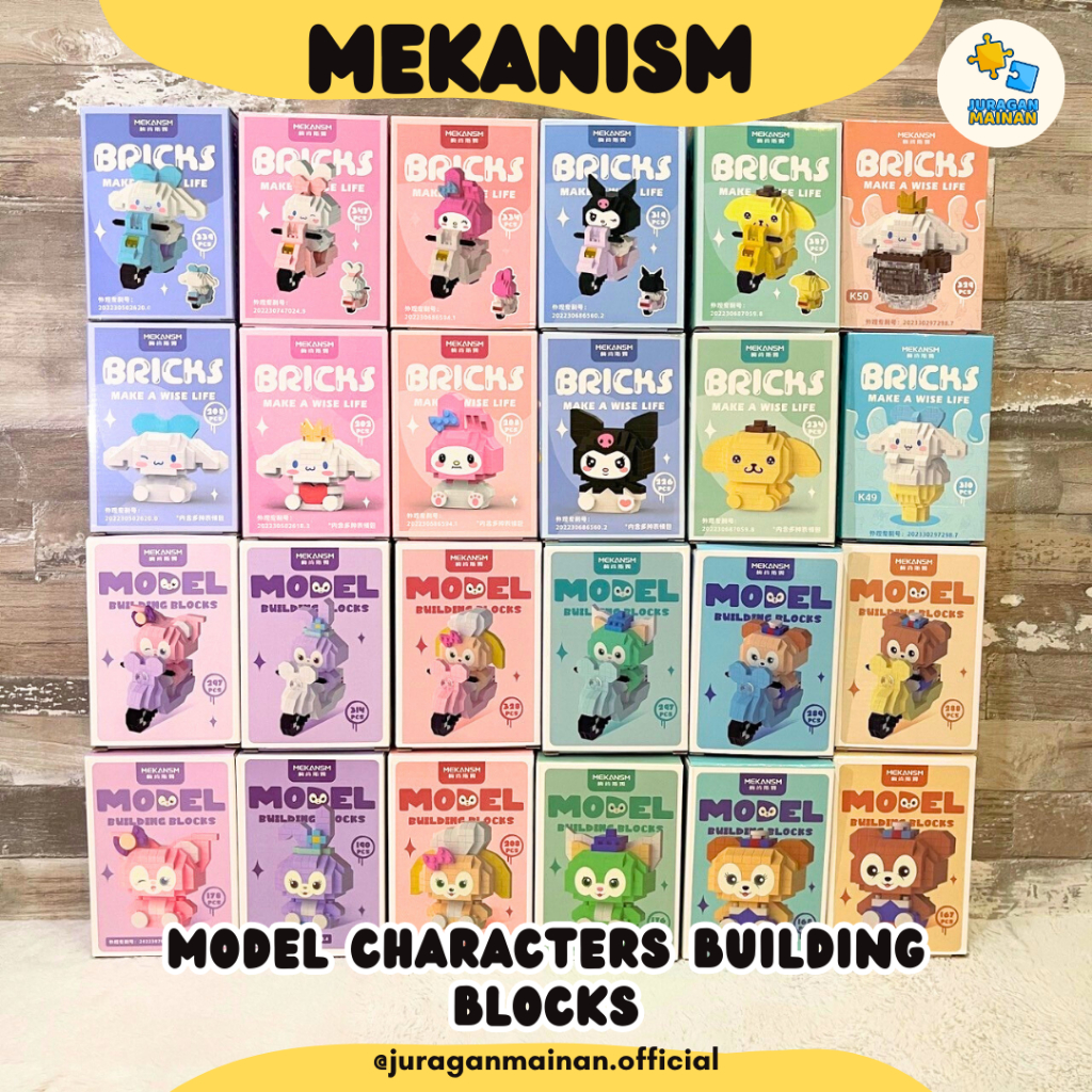 Mekansm BRICKS Character DUFFY and Friends - Cute Children's Characters ...