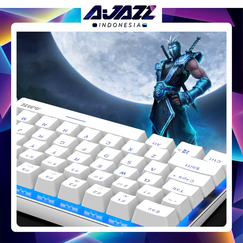 Ajazz AK33 75% Mechanical Keyboard Wired White Backlight | Shopee Singapore