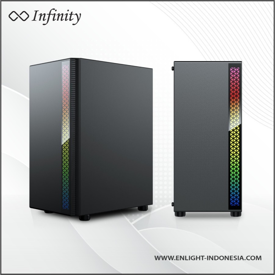 Infinity FLASH V4 Tempered Glass Casing - ATX, mATX Gaming Case ...