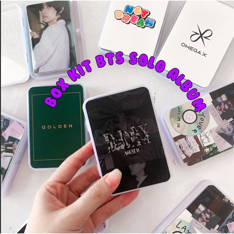 BOX KIT Fanmerch BTS Solo Album Package | Can be customized by other ...