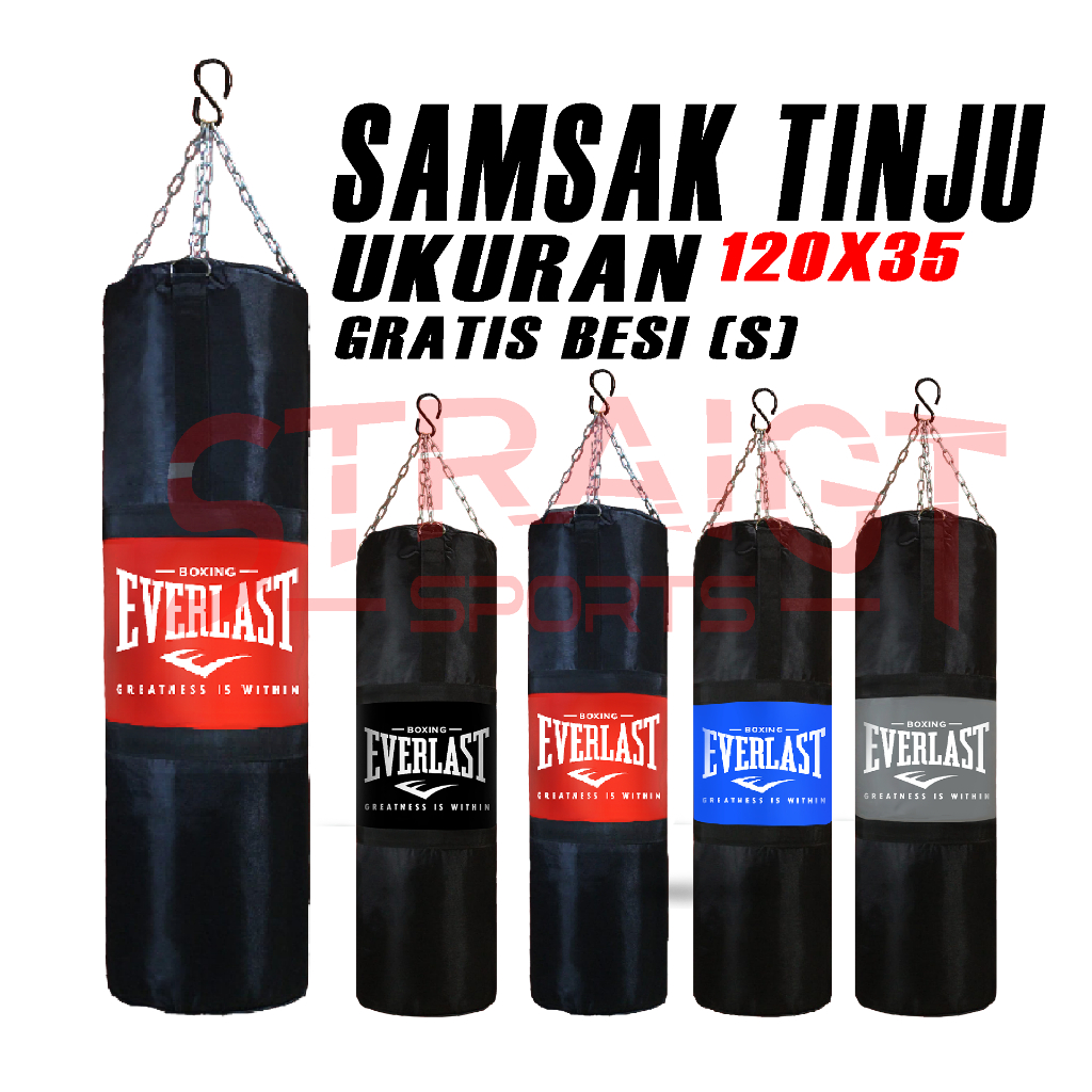 Punching bag without filling 120cm mma muaythai boxing hanging samsak ...