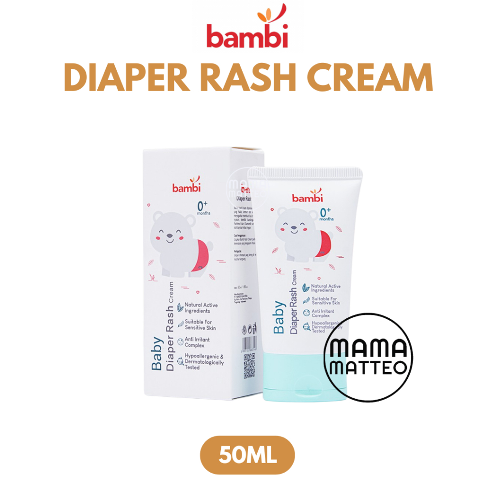 Bambi Baby Diaper Rash Cream 50ml/Diaper Rash Cream/BAMBI BANDUNG ...