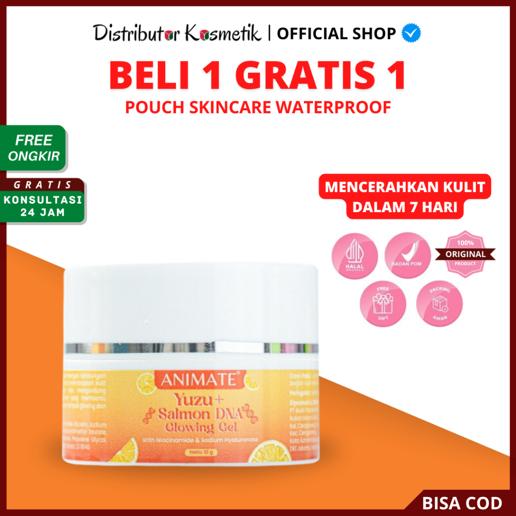 Free GIFT] Animate Yuzu+Salmon DNA Glowing Gel 10Gr - Maximize The ...
