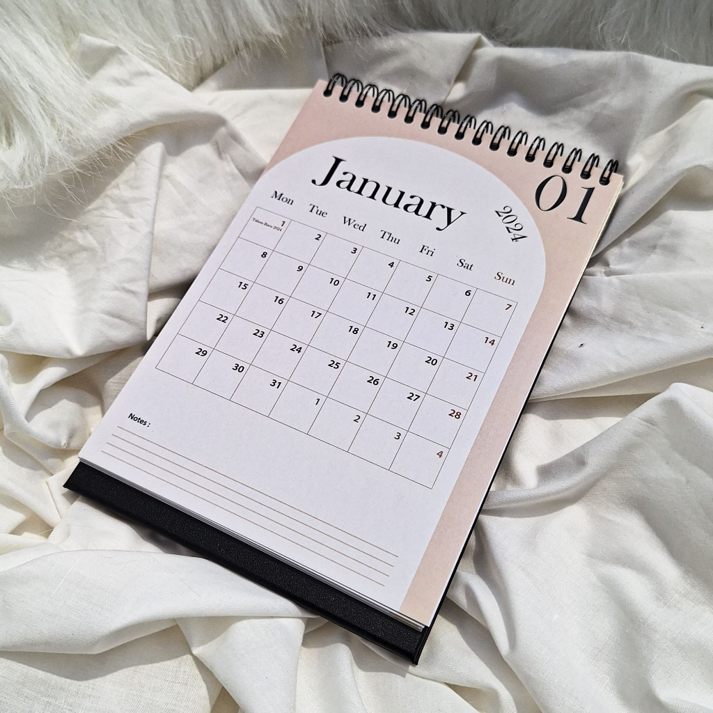 Minimalist Oval Block Table Calendar 2025 Aesthetic Premium Quality ...