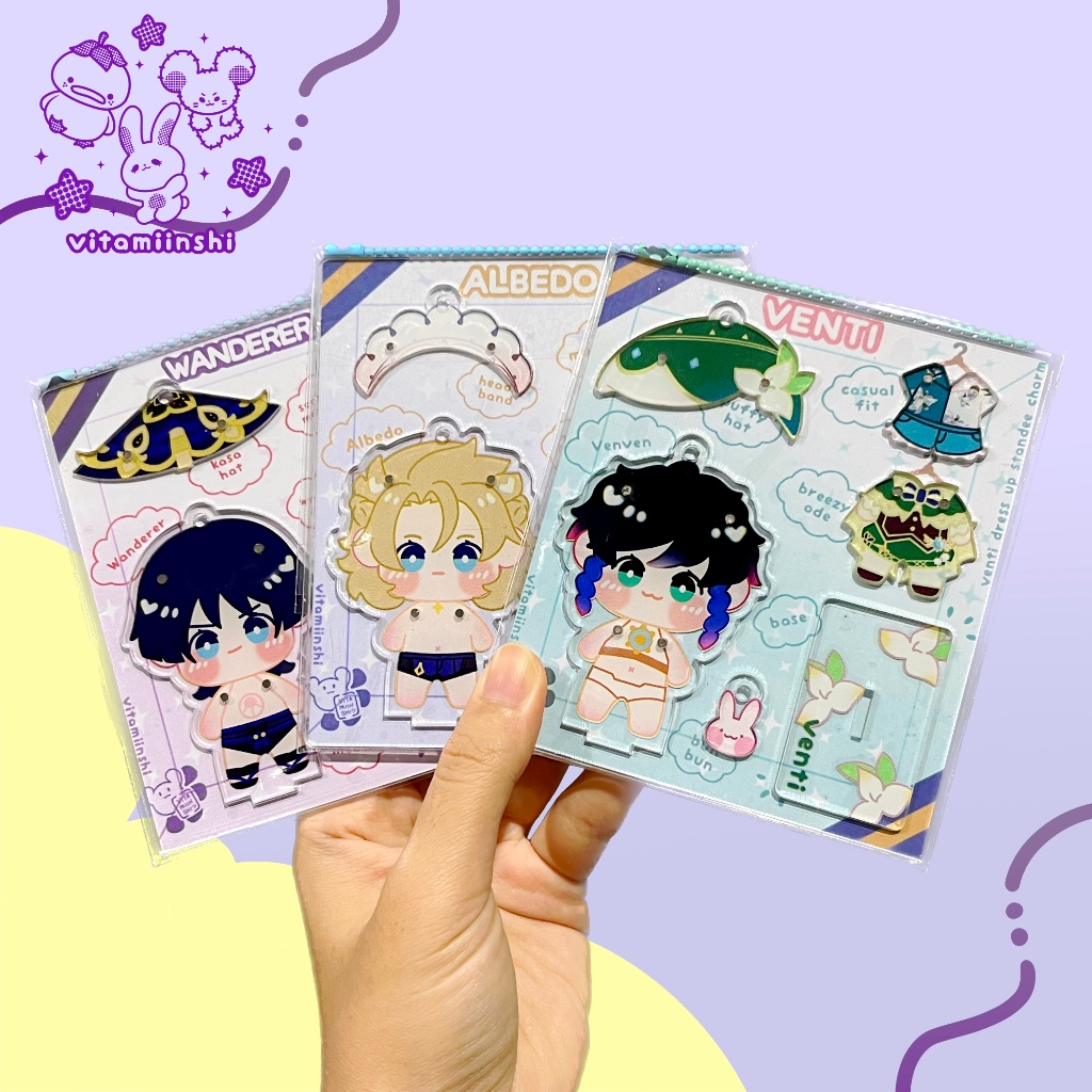 Genshin Dress Up Magnet Standee | Shopee Singapore