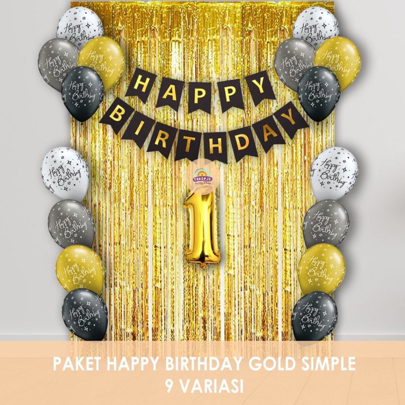 Girl boy birthday decoration set package | Shopee Singapore