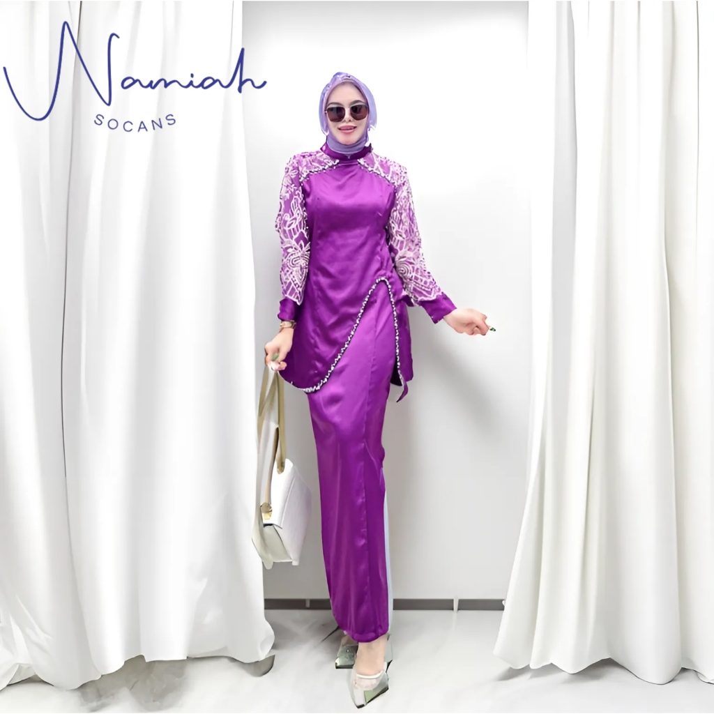 Namiah gamis suit: MAXMARA VELVET Premium Luxury for Parties ...