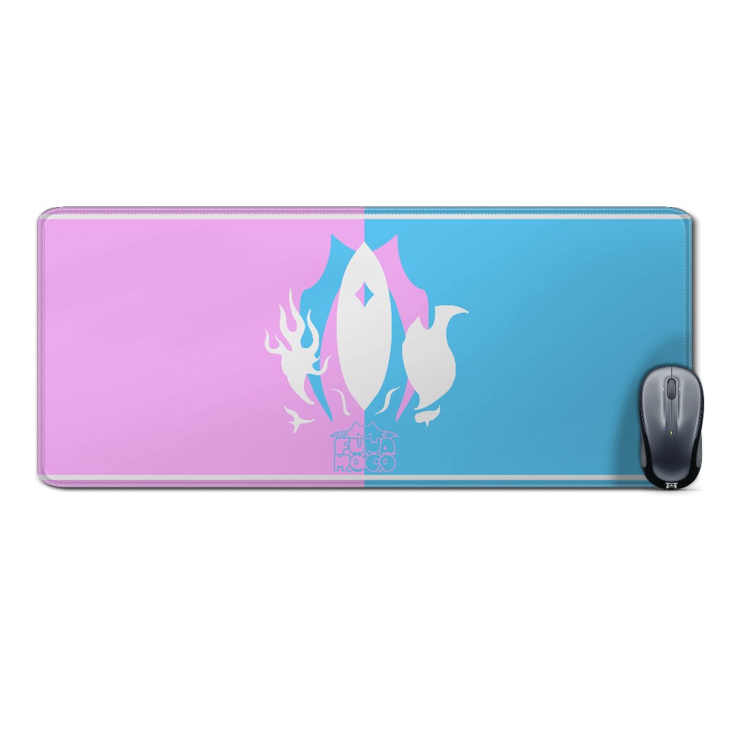 Deskmat mousepad extended anime vtuber FUWAMOCO ICON Hololive EN 3rd ...