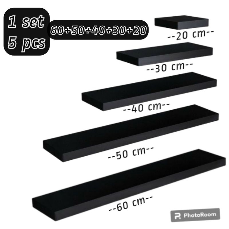1 set of 5 pcs 10 CM WIDTH. minimalist wall shelf | Shopee Singapore