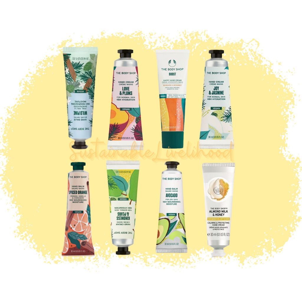 [ORIGINAL] TBS Hand Cream, Balm, 30ml, Wild Pine, Love & Plum, Mandarin ...