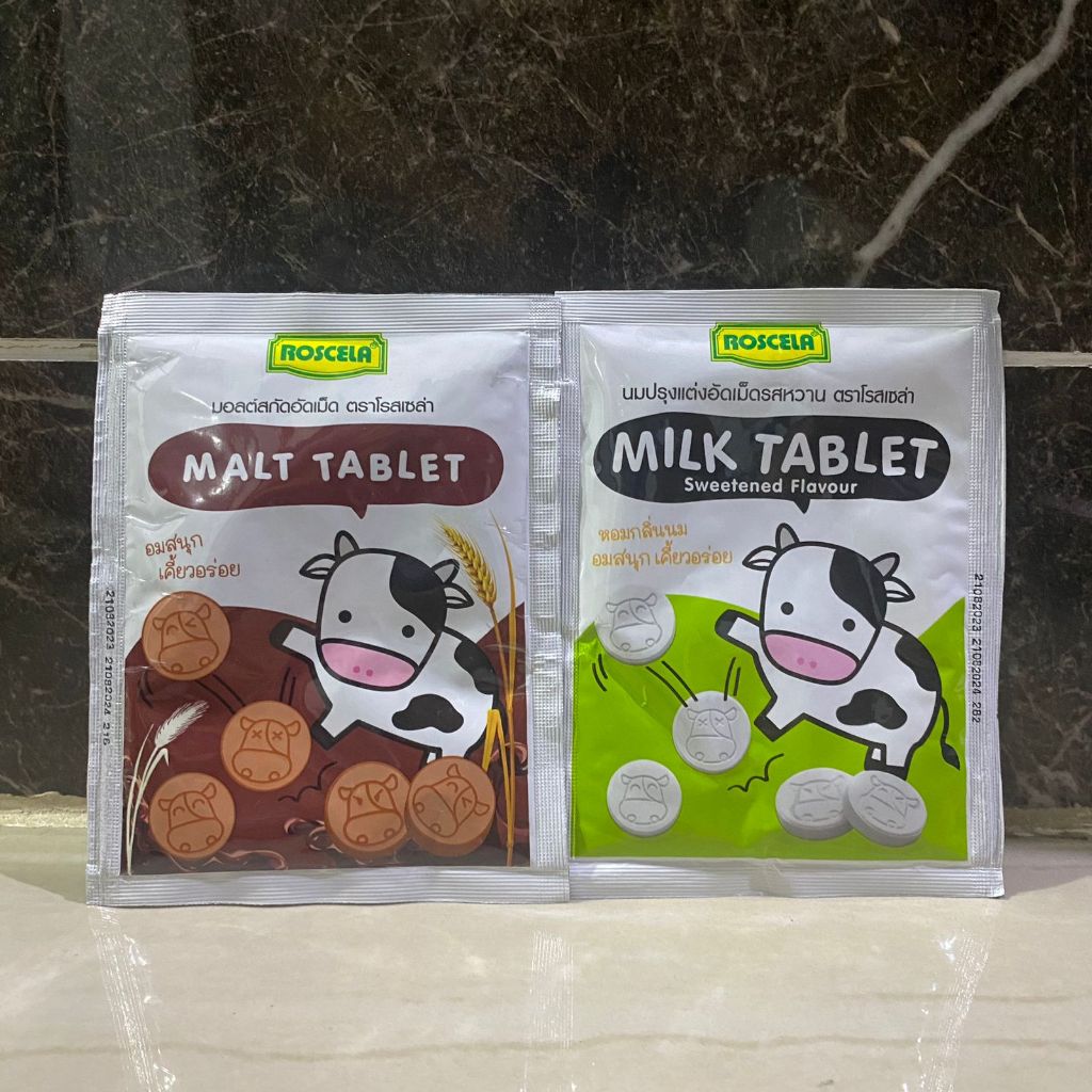 Roscela Milk Tablet Vanilla - Milk Candy Thailand - Thai Milk Candy ...