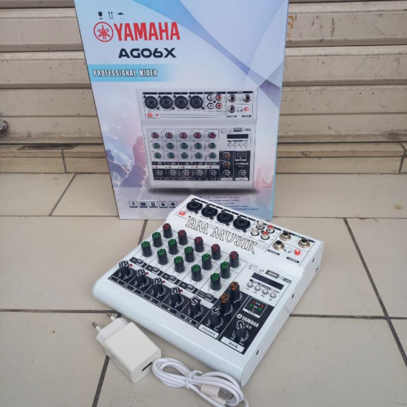 MIXER YAMAHA AG06X MIXER AUDIO 6 CHANNEL AG 06 | Shopee Singapore