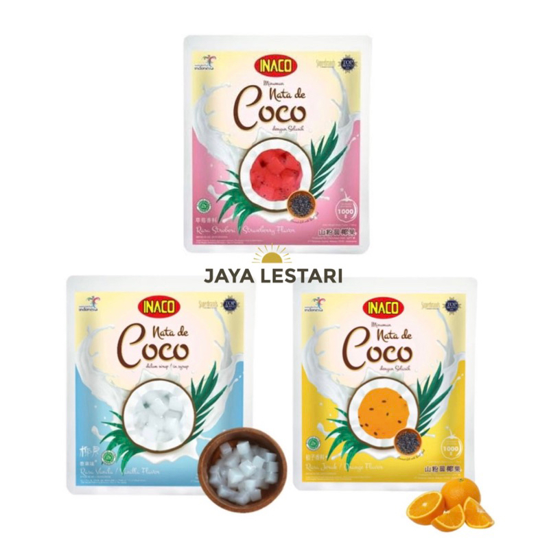 Inaco Nata De Coco (1000g) (3 Flavors) | Shopee Singapore