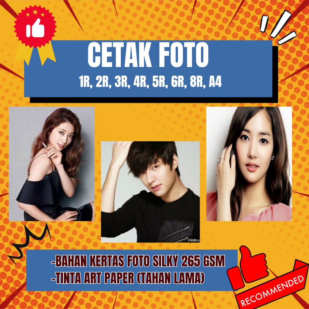 MINIMAL Print photos 1R, 2R, 3R, 4R, 5R, 6R, 8R, A4 silky photo paper (no minimum order ...