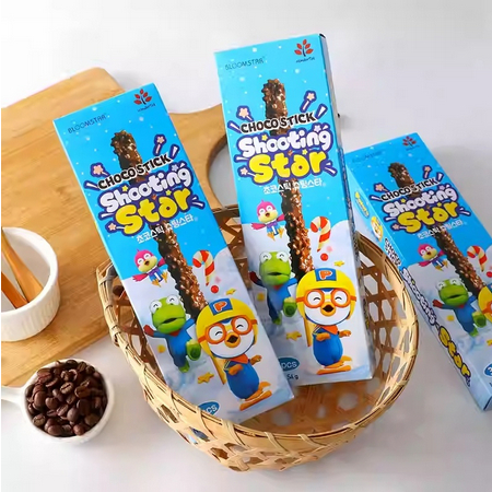 Pororo Choco Stick Cookie & Choco / Peanut / Shooting Star 54gr 3 Pcs ...