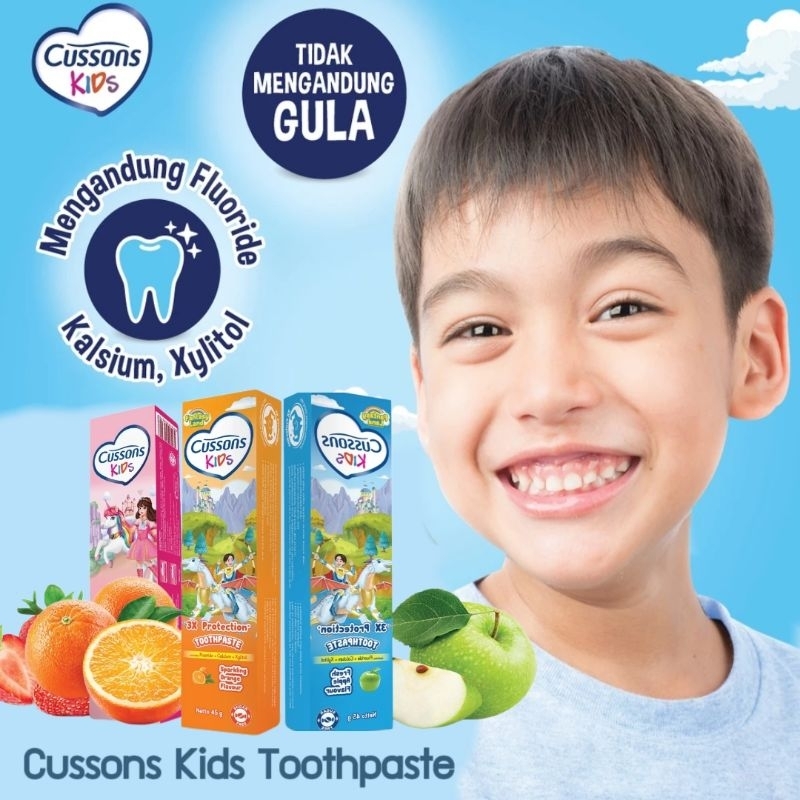CS032 Cussons Toothpaste 45g Toothpaste for Children 5-7 Years Old ...