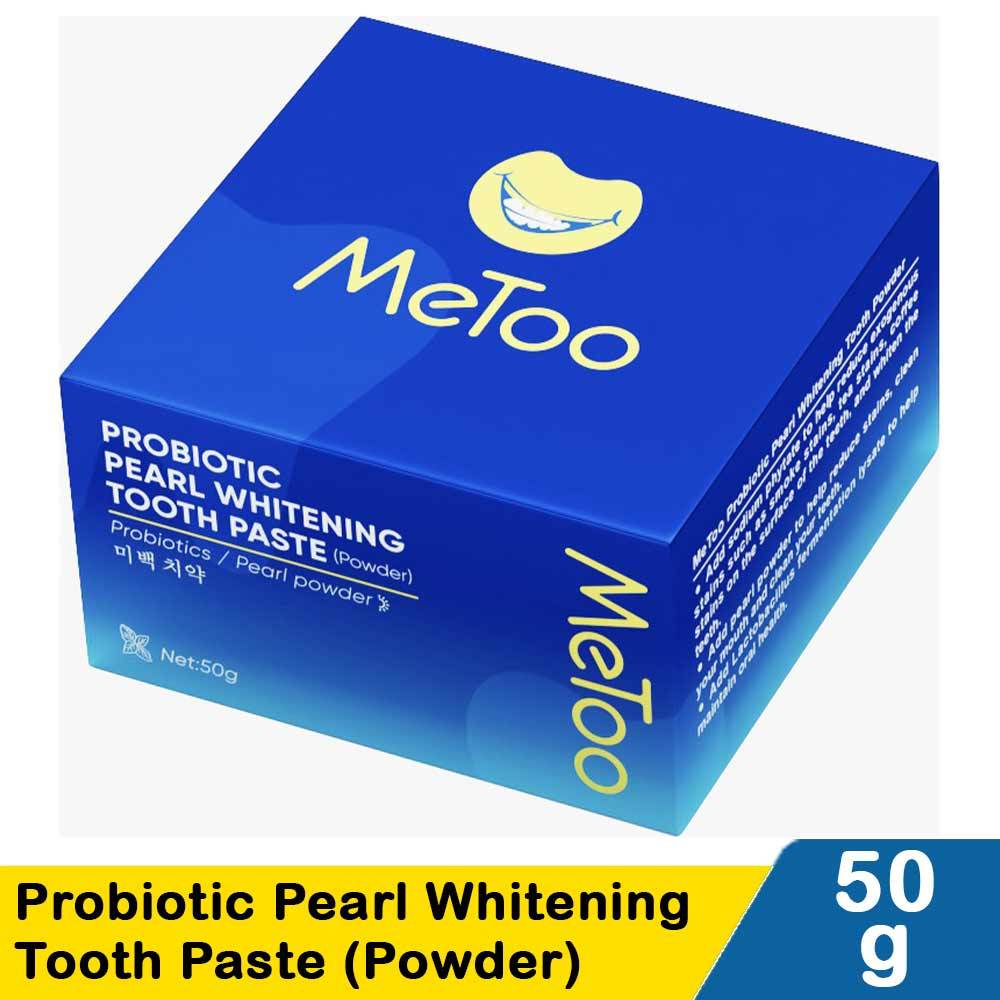 Metoo Probiotic Pearl Whitening Tooth Powder | Shopee Singapore