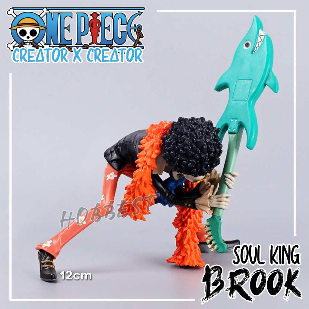 Action Figure Creator x Creator ONE PIECE BROOK - Soul King Mugiwara Miniature Brok Display Toy ...