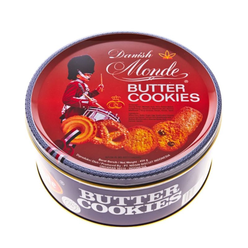 Monde BUTTER COOKIES BLUE 454g | Shopee Singapore