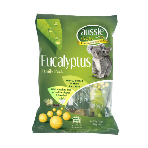Aussie Drops Eucalyptus Share Pack 150g Bag | Shopee Singapore