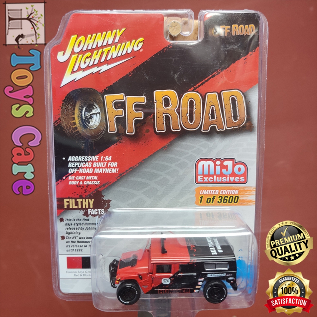 MERAH Johnny LIGHTNING HUMMER H1 WAGON Red - HUMVEE H2 OFF ROAD ...