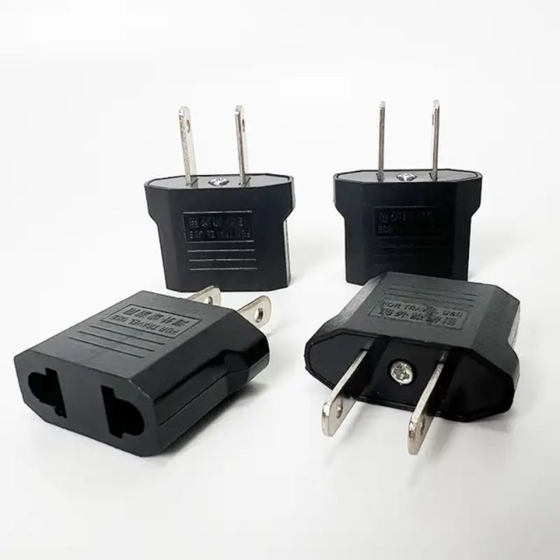 Aebrand Two-legged Electric Plug 2 Pin Flat Travel Adapter USA JAPAN ...