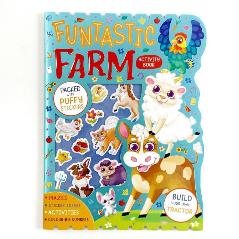 Igloo Books Funtastic Farm Activity Book Packaged With Puffy Stickers ...