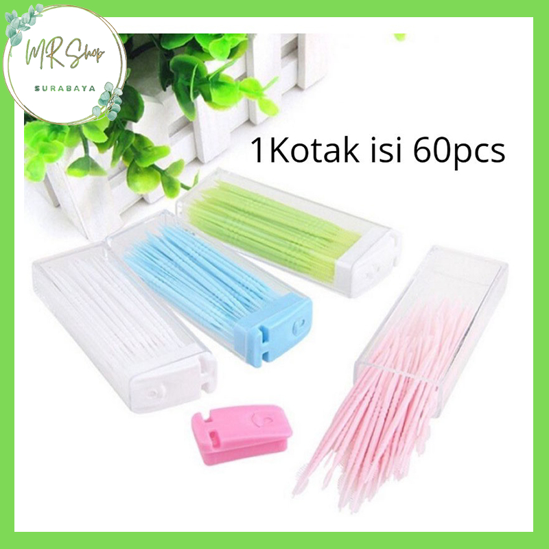 Interdental Brush Toothpick Brush Between Ortho Braces (1 Box Contains ...