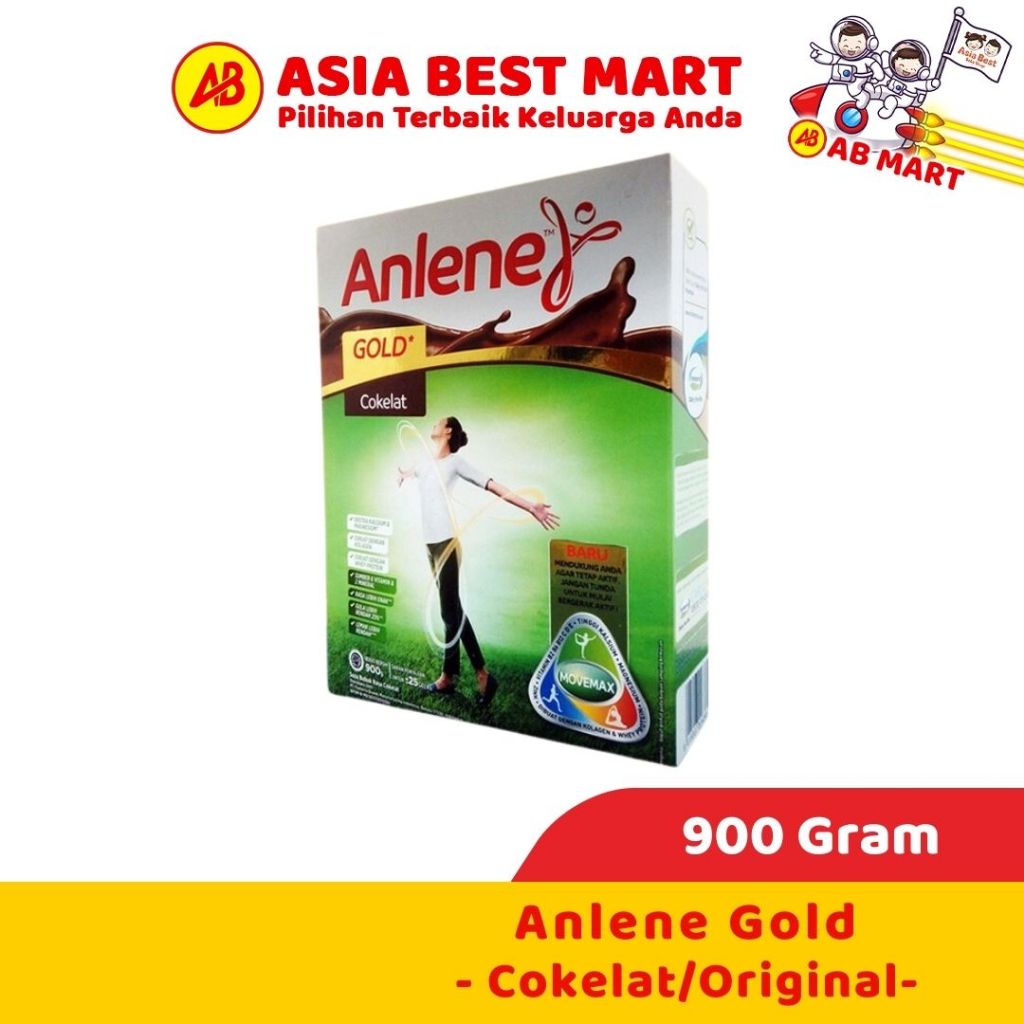 Anlene Gold Chocolate Original 900 Gr High Calcium Protein Bone Milk ...