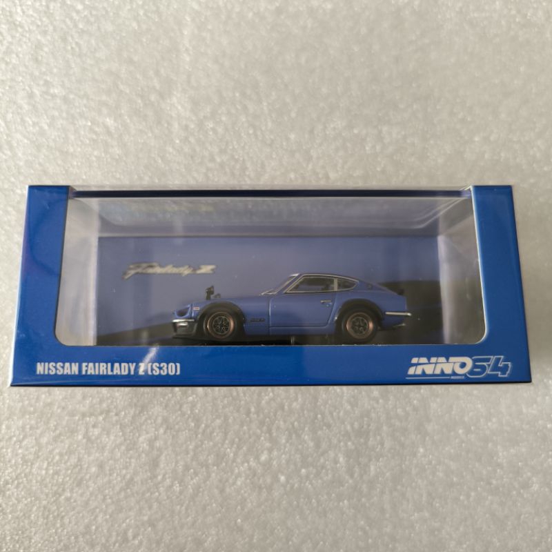 Inno64 NISSAN FAIRLADY Z S30 BLUE WITH CARBON HOOD | Shopee Singapore