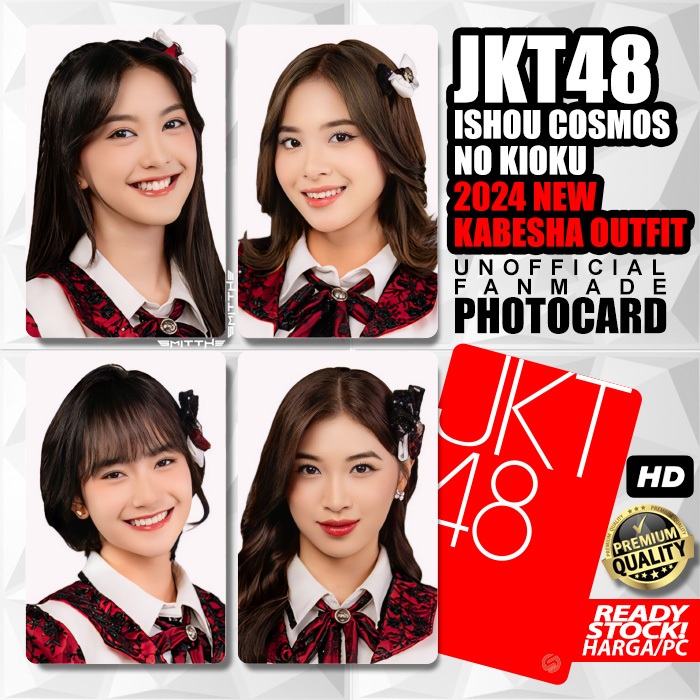 Photocard JKT48 2024 New Kabesha Outfit Ishou Cosmos no Kioku Unofficial Photo Card Collection ...
