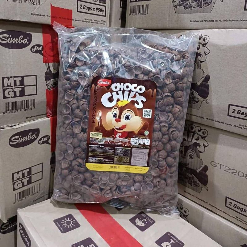 CHOCO CHIPS / CHOCOROUNCH /SIMBA 1DUS CONTENTS (2x950Gr) | Shopee Singapore