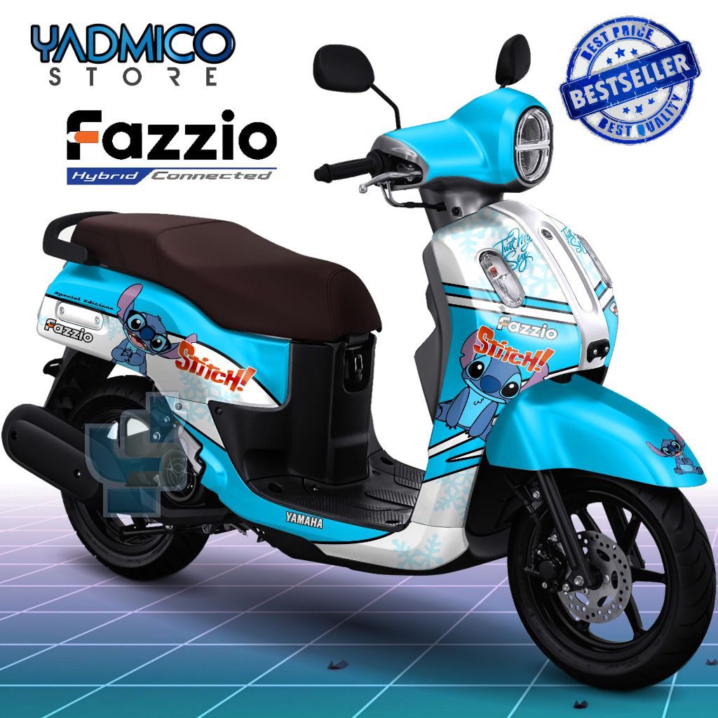 Fazzio Full Body Decal - Fazzio Full Body Motorcycle Sticker - Yamaha ...