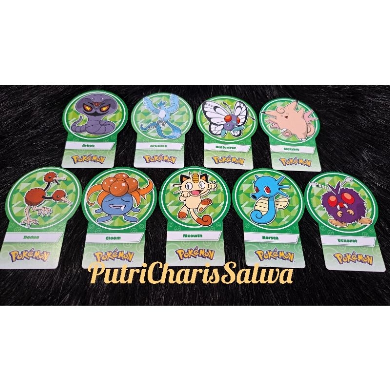 HIJAU Green Pokemon Choki Choki Card | Shopee Singapore