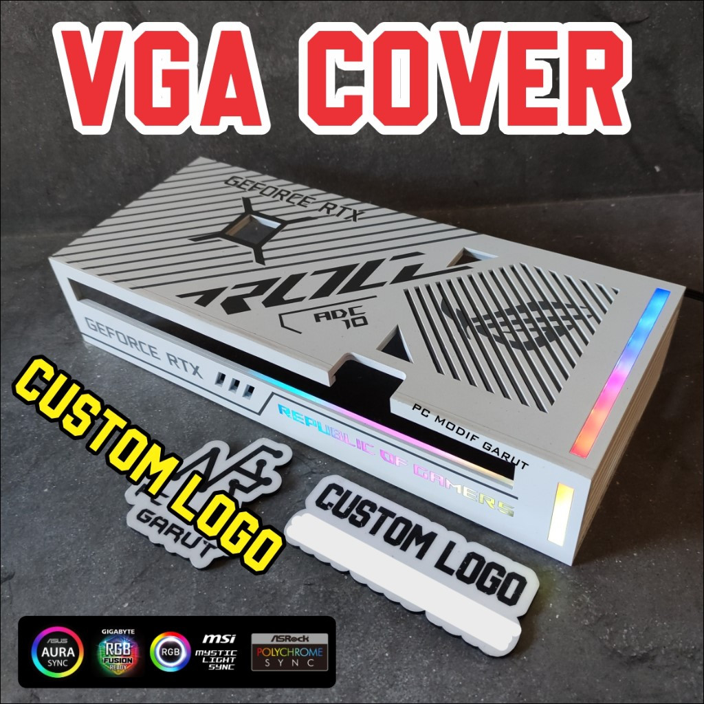 Strix RTX 3060 CUSTOM LOGO ROG VGA COVER 3 PIN ARGB SYNC | Shopee Singapore