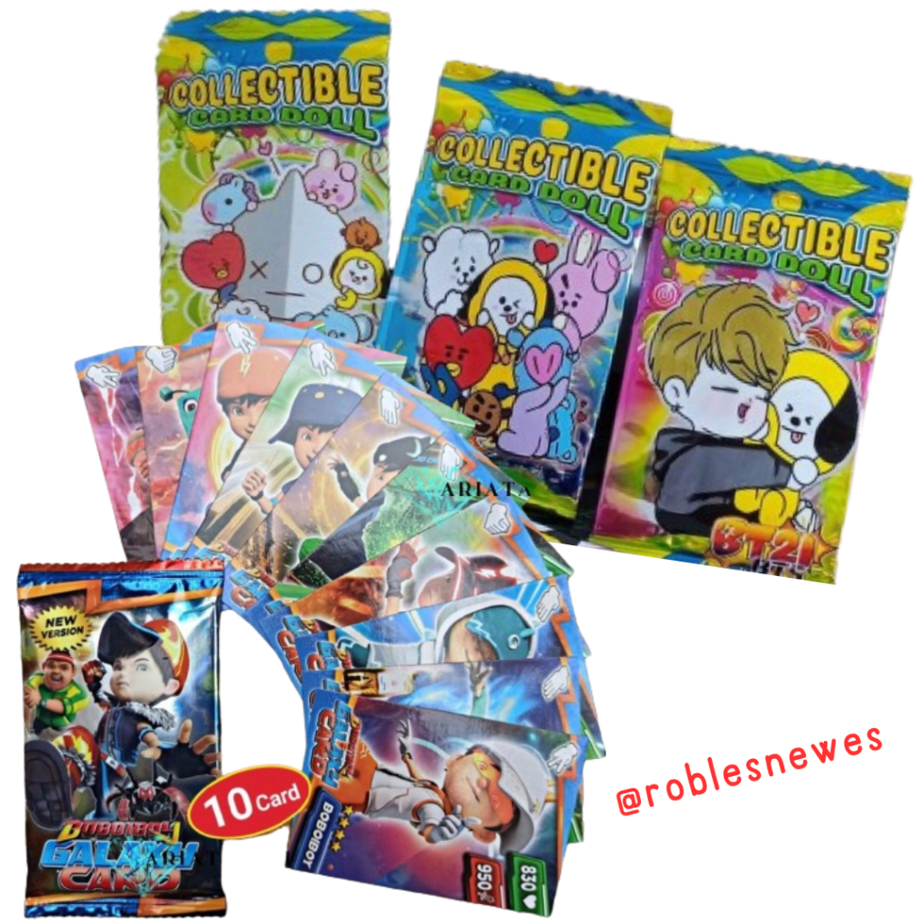 Trading Card Galaxy Boboiboy BT21/Game Anka UNO Card (1 Pack Contains ...