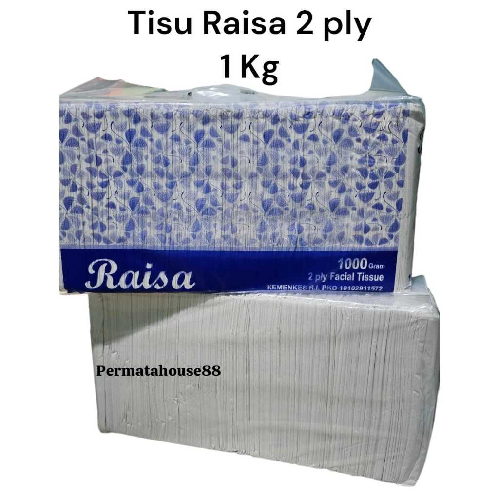 Raisa Facial Tissue 1000 Grams 2 Ply | Facial Tissue 1 kg | Shopee ...