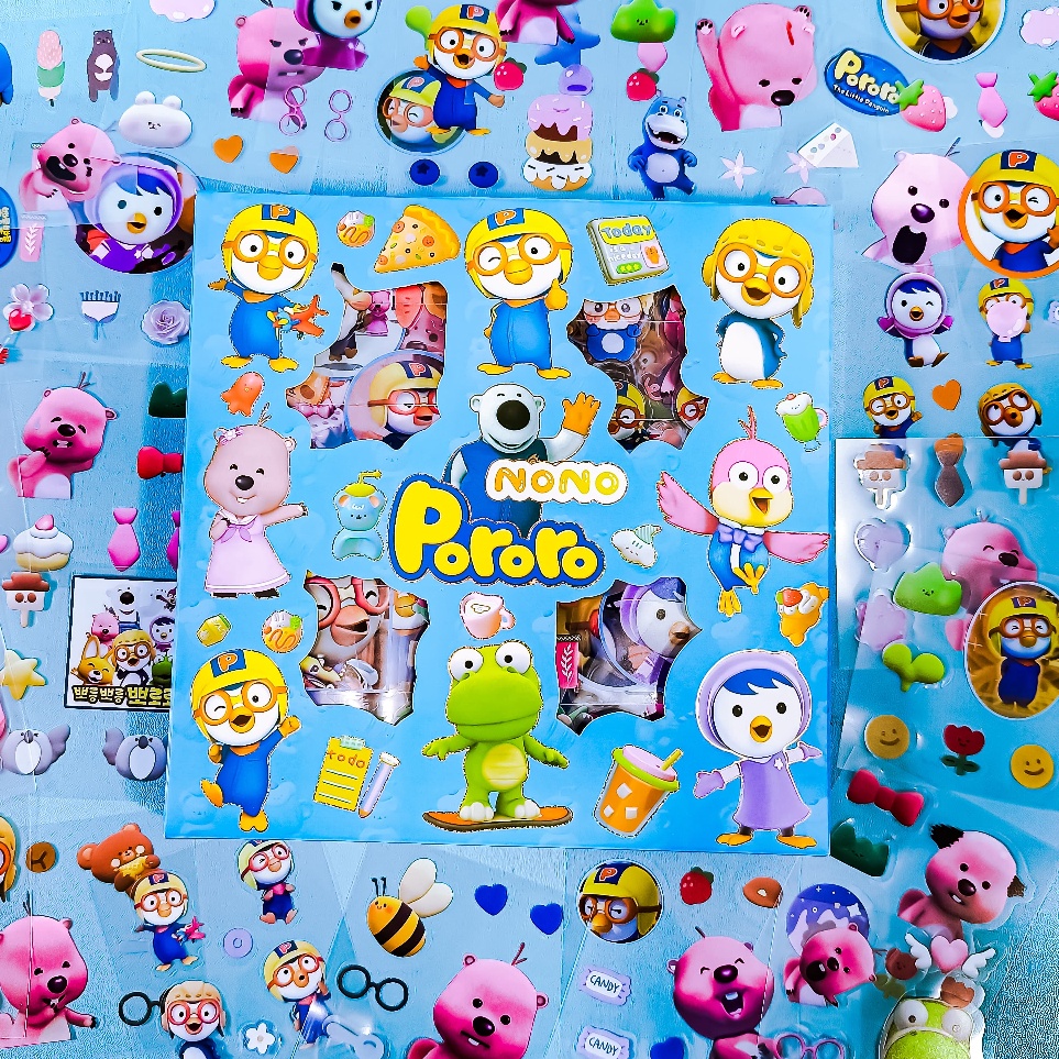 CODE O87C Sticker Momo Nono CICI DORAEMON POKEMON KEROPI 1 sheet ...