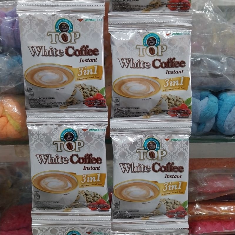 Top white coffee Instant coffee 3in1 an coffee Contents 12 Sachets ...