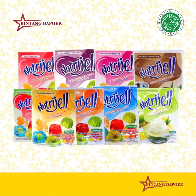 Nutrijell Jelly Instant Powder (15g) (4 Flavor Variants) | Shopee Singapore