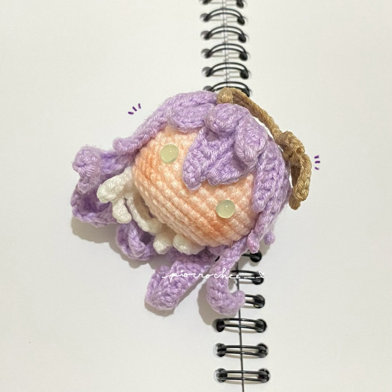 Honkai star rail robin crochet head keychain | Shopee Singapore