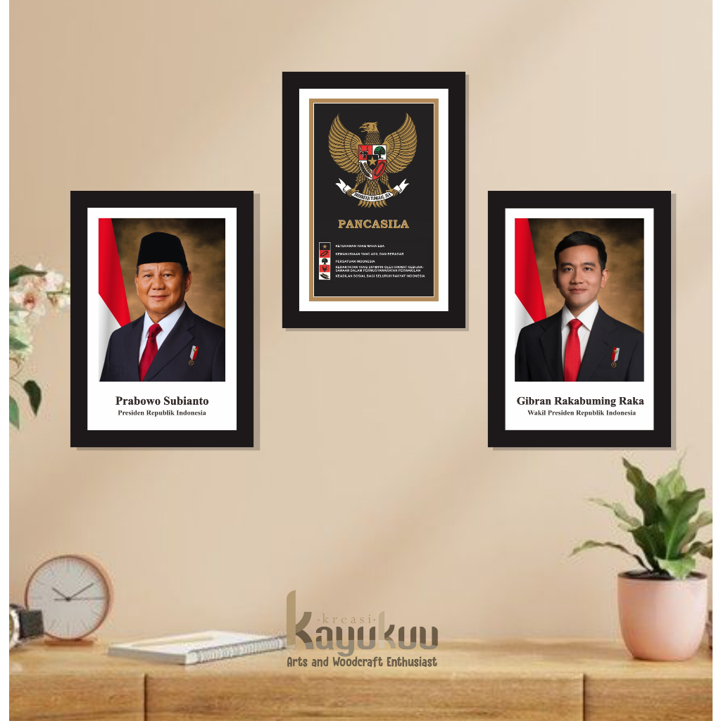 Kreasikayukuu Print Photos Of President Vice President Of Indonesia ...